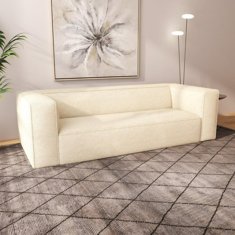 Harlem three seater boucle couch – Sahara Africa Furnitures