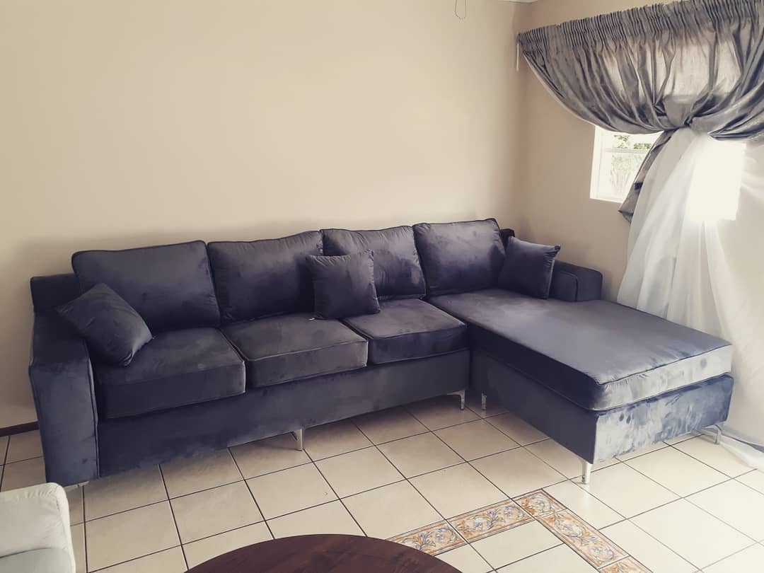 Velvet Lester Couch R5999 – Sahara Africa Furnitures